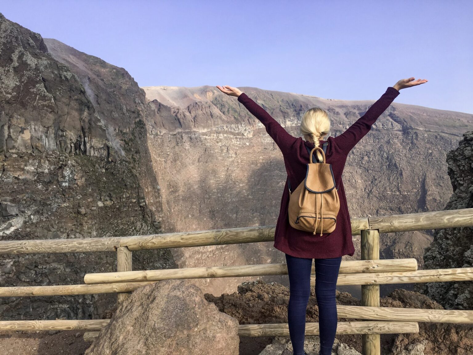 Sopka Vezuv a Pompeje